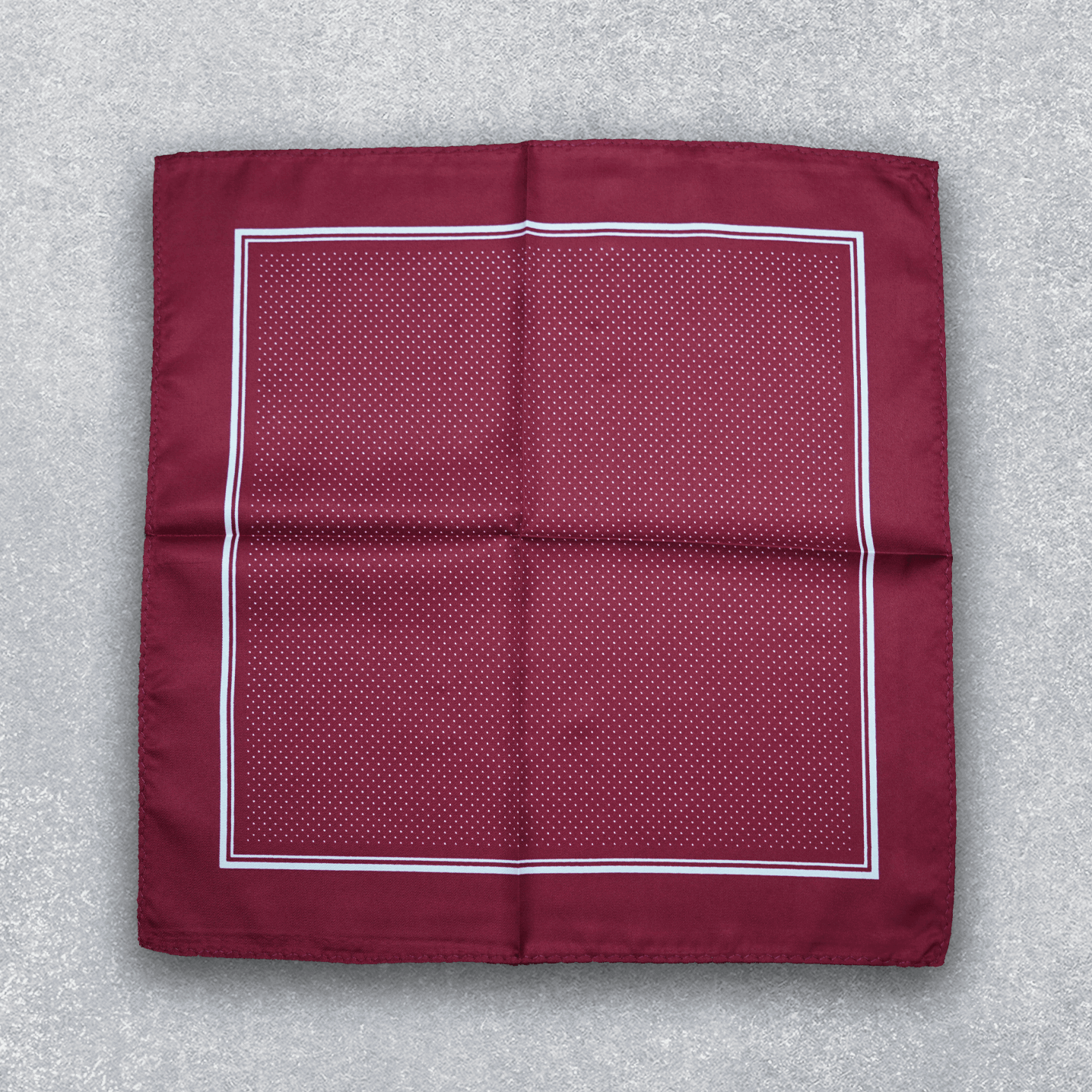 Timeless Classic Maroon Pocket Square - EBC