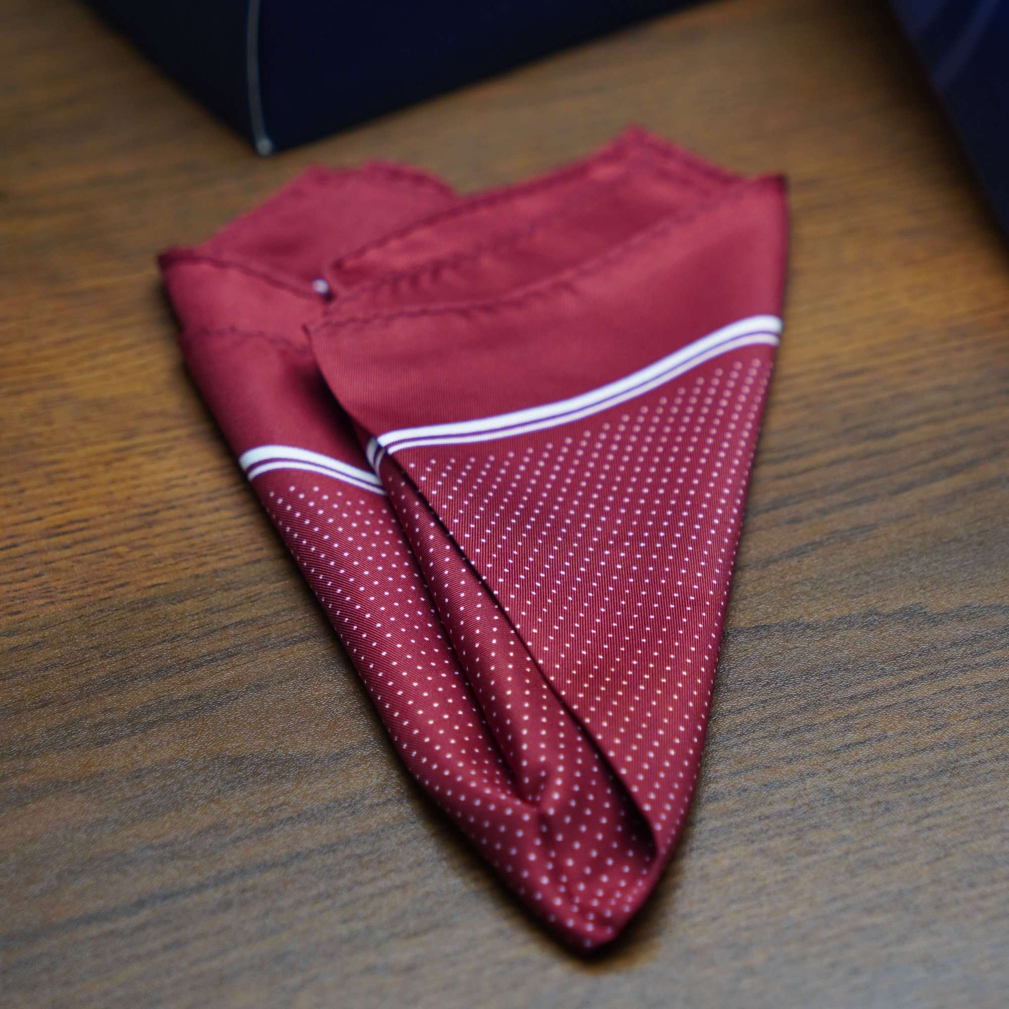 Timeless Classic Maroon Pocket Square - EBC