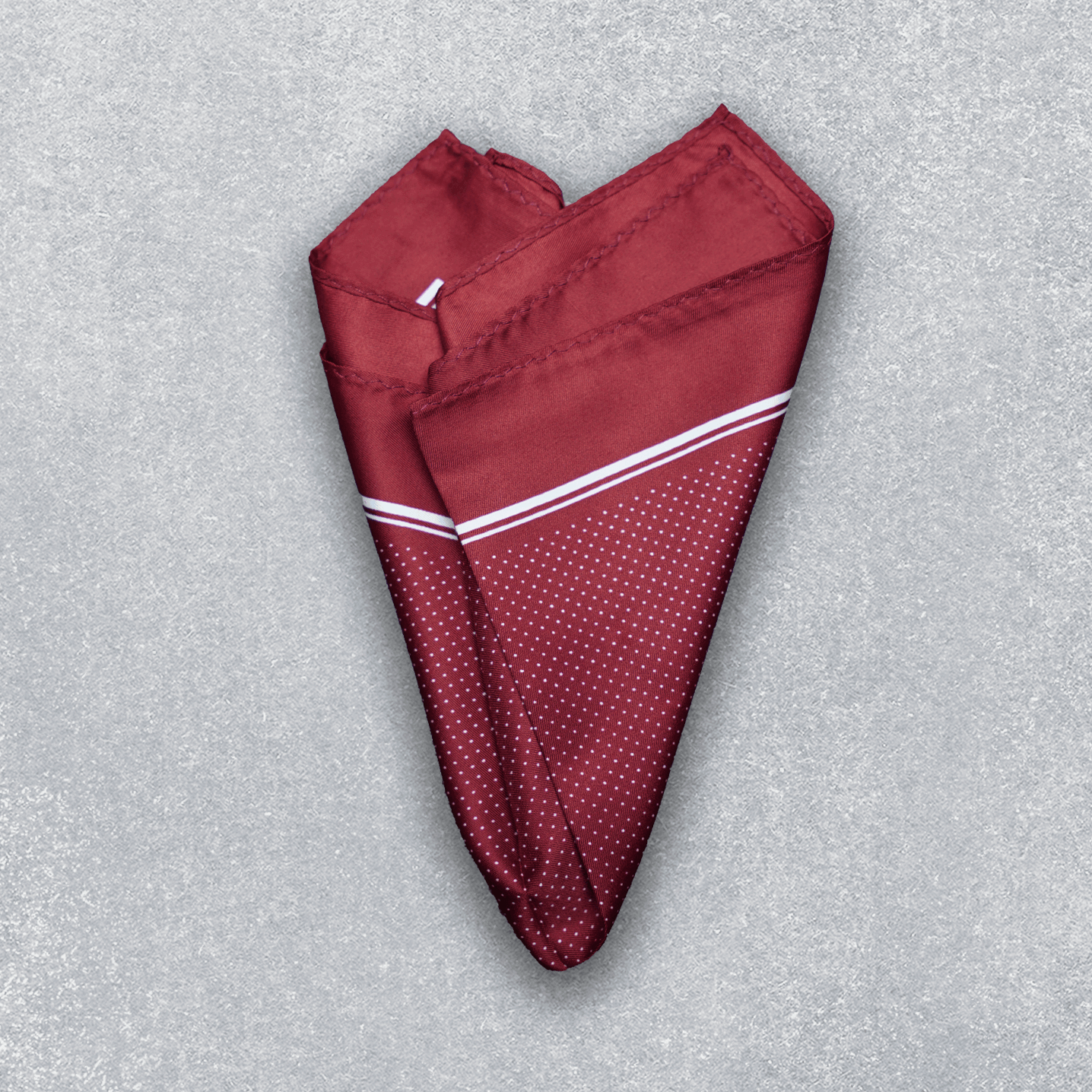Timeless Classic Maroon Pocket Square - EBC