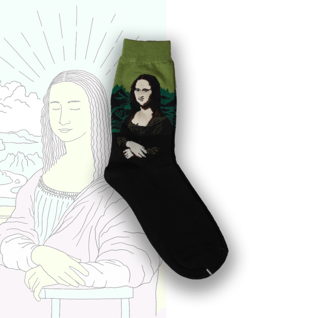 Mona Lisa - Unisex Graphic Socks - EBC