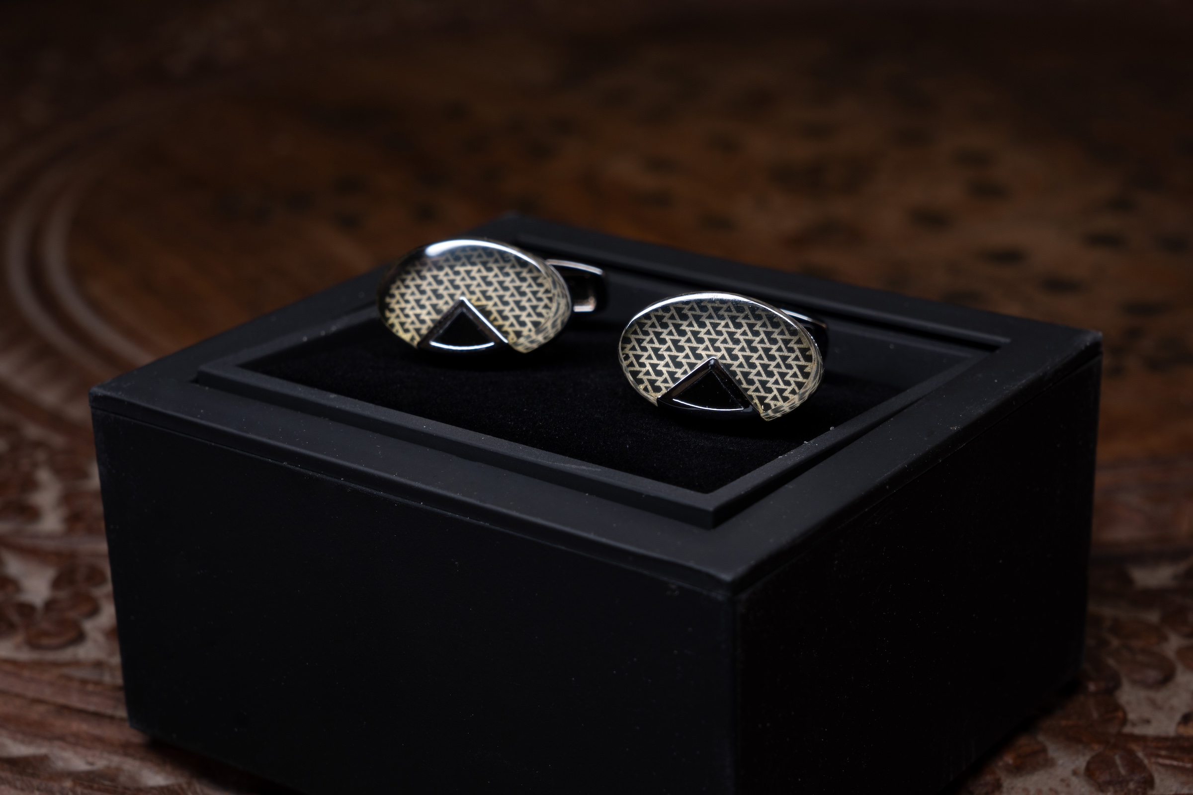 Chrome Matrix Cufflinks - EBC
